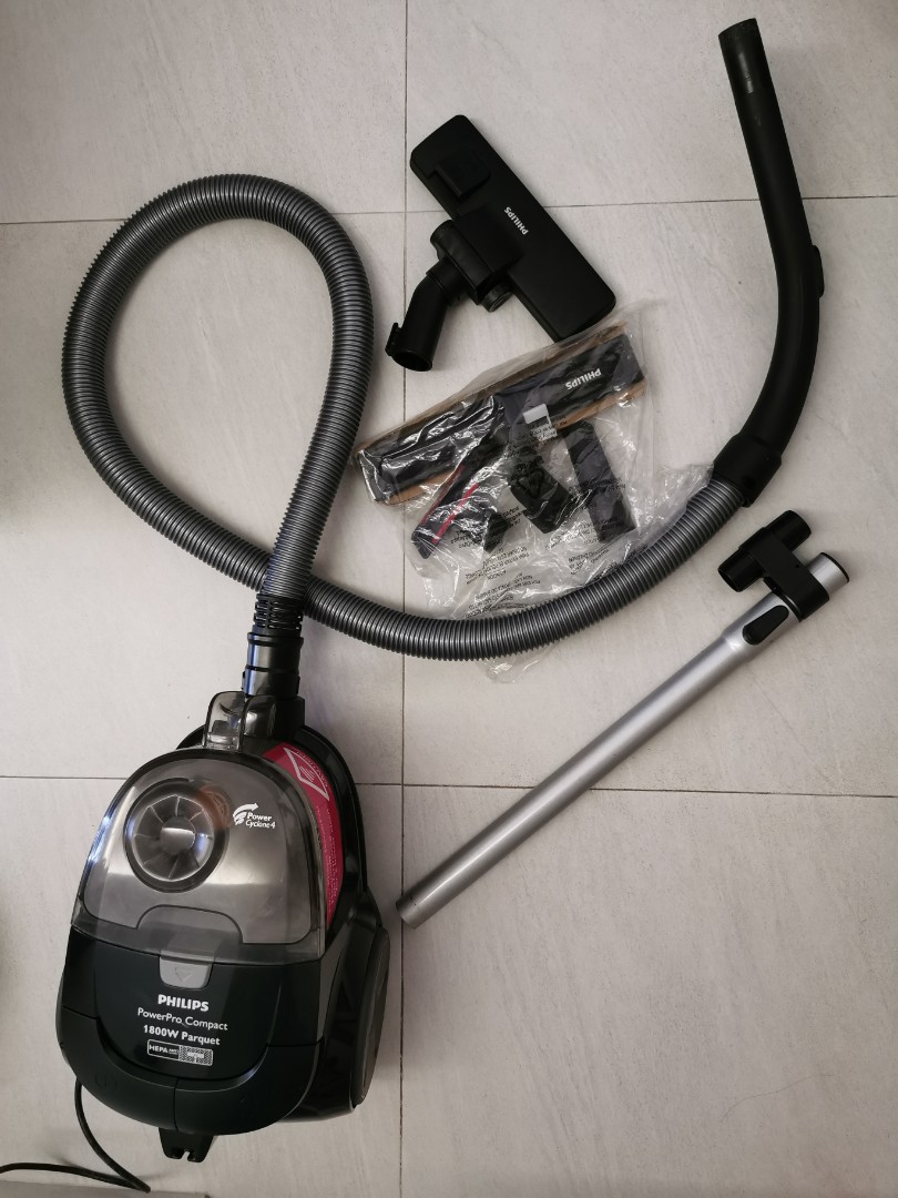 Philips Power Pro Compact bagless vacuum, TV & Home Appliances, Vacuum ...