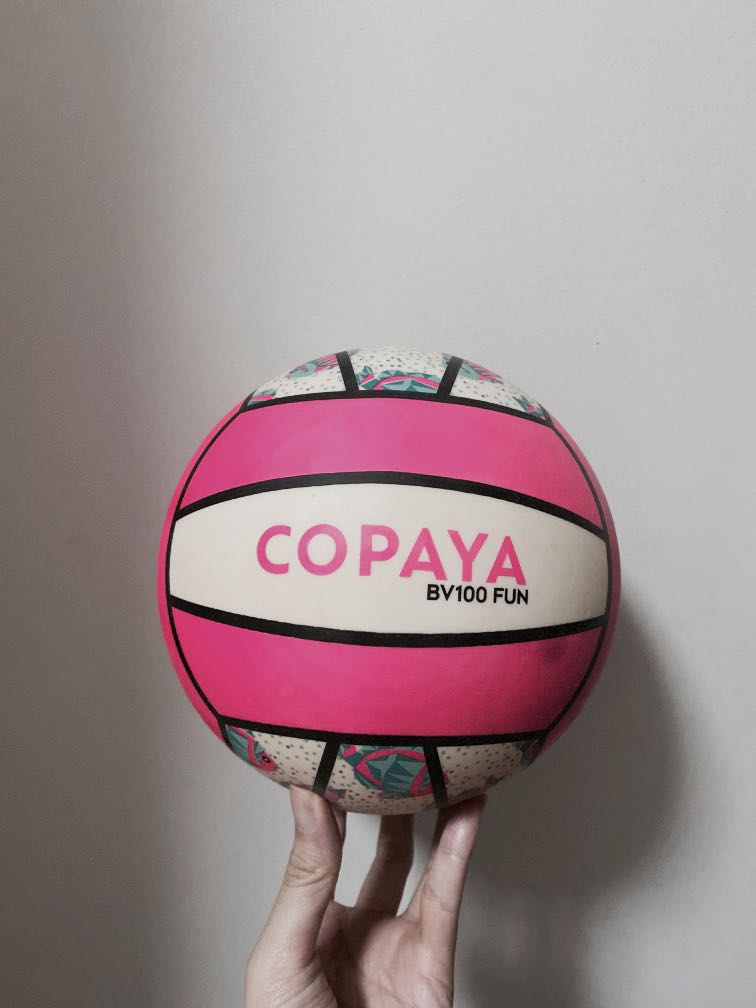 Pink Volleyball, Sports Equipment, Sports & Games, Racket & Ball Sports ...