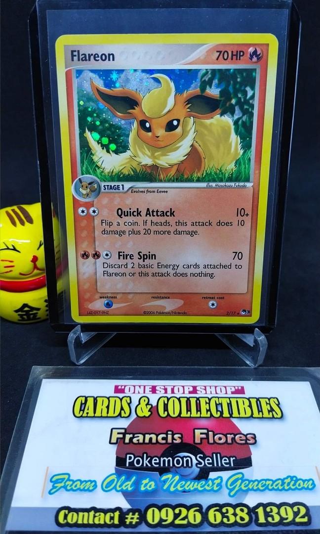 Pokemon Card - FLAREON #2 - HOLO (POP SERIES 3) YEAR 2006, Hobbies ...