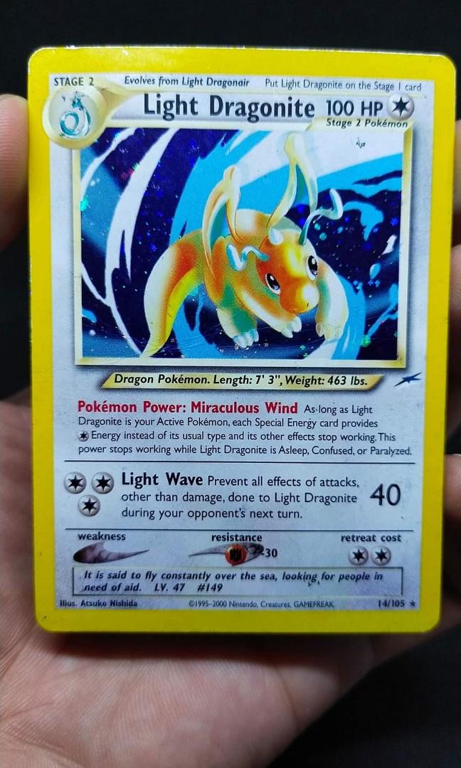 Pokemon Card - LIGHT DRAGONITE #14 - HOLO (NEO DESTINY) YEAR 2002 ...