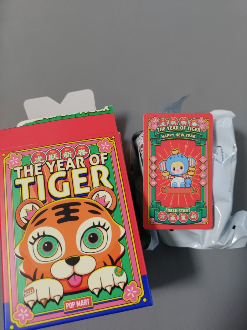 Popmart Year of Tiger, Hobbies & Toys, Toys & Games on Carousell