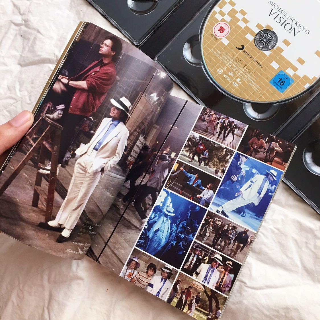 RARE Michael Jackson’s Vision DVD 3 Disc Set - Deluxe Version ...