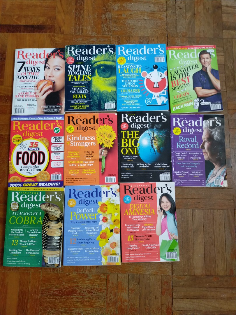 Reader's digest magazines, Hobbies & Toys, Books & Magazines, Magazines ...