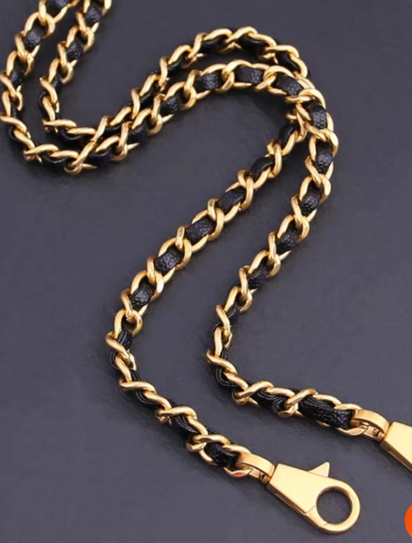 Replacement Leather Chain Strap for Chanel Coco Handle, Luxury, Bags ...