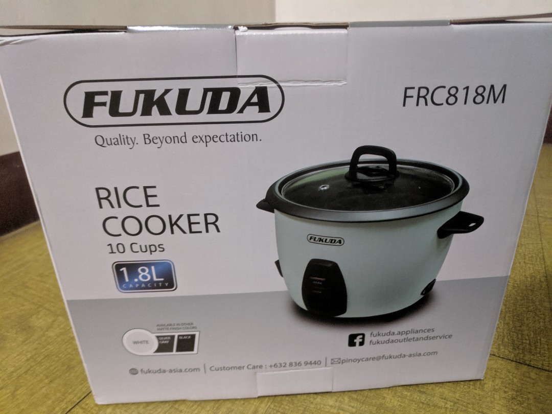 Rice Cooker 10 cups Fukuda 1.8L, TV & Home Appliances, Kitchen ...