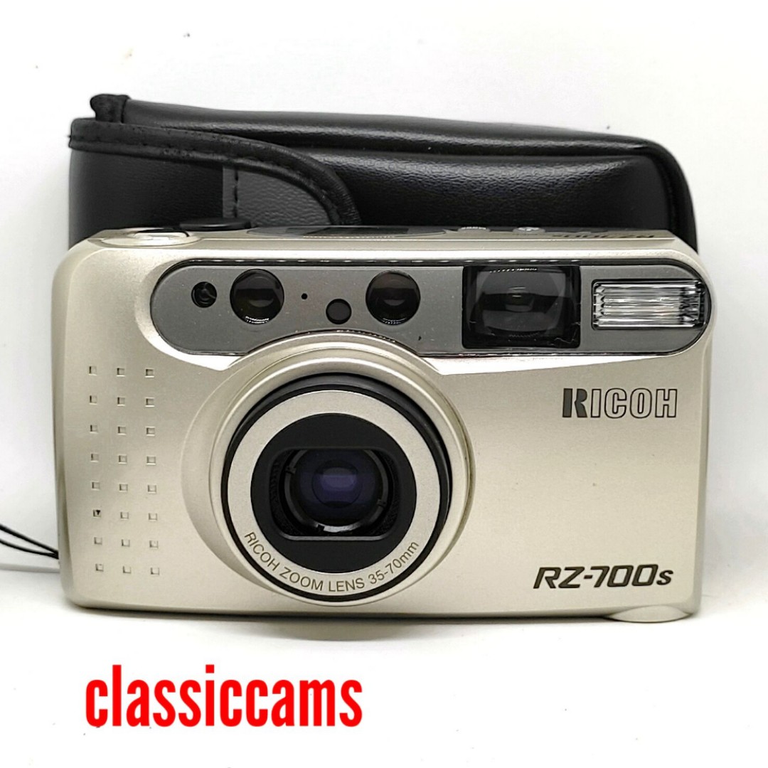 Ricoh RZ-700s 35mm Film Camera w/Pouch, Photography, Cameras on Carousell