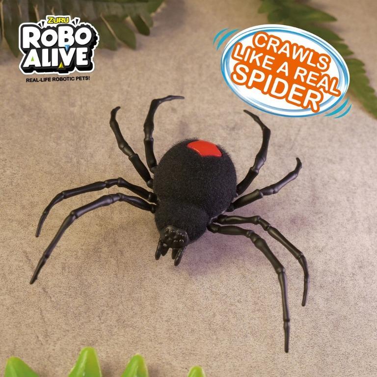 Robo Alive Crawling Spider Battery-Powered Robotic, Hobbies & Toys ...