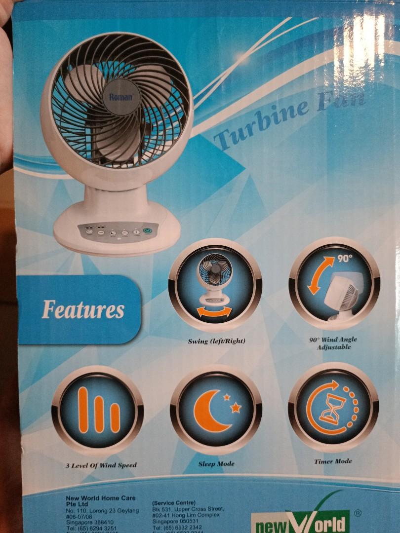 Roman desktop fan, Furniture & Home Living, Lighting & Fans, Fans on ...