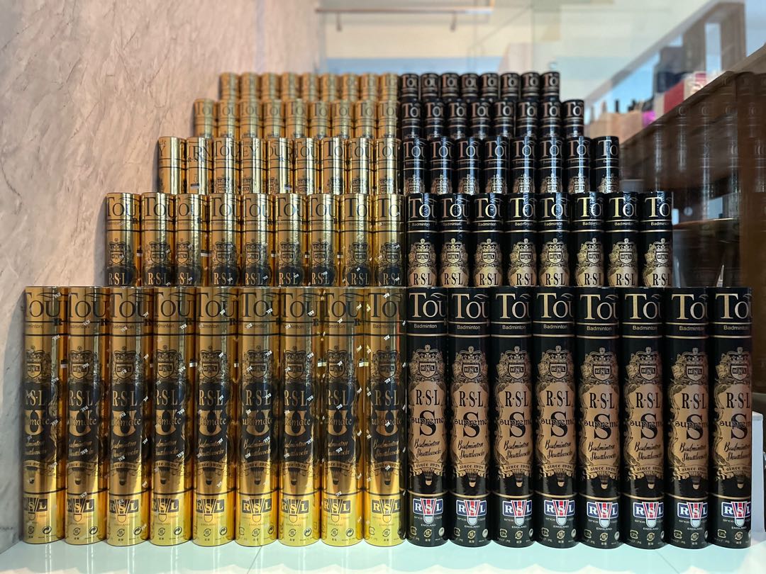 RSL Ultimate/ Supreme shuttlecock (Free Grip), Sports Equipment, Sports ...