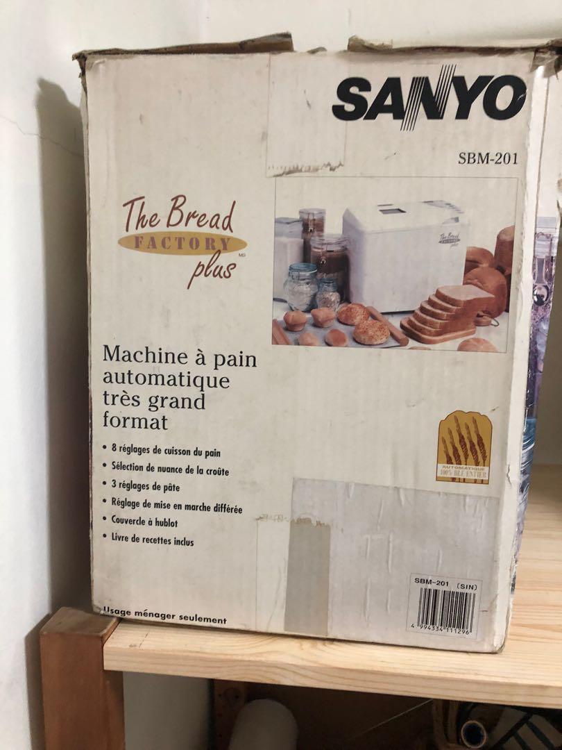 Sanyo Bread Maker, TV & Home Appliances, Kitchen Appliances ...
