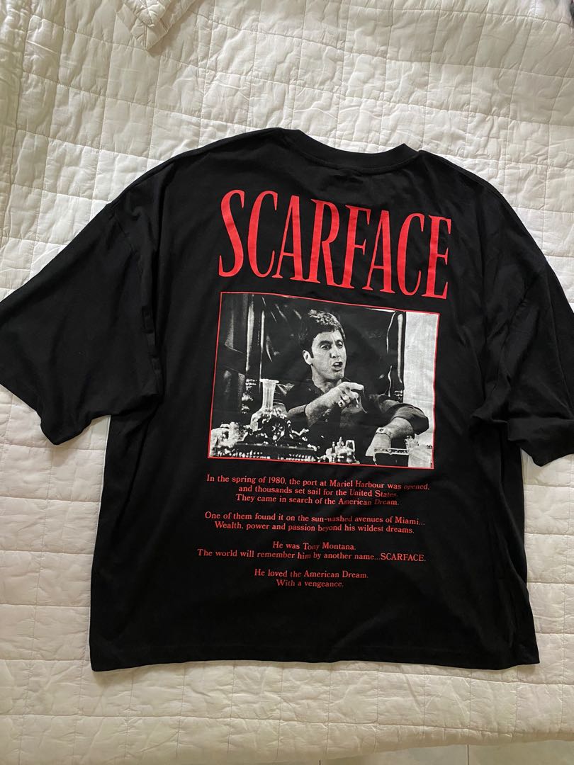 SCARFACE MOVIE Universal Studios Tee, Men's Fashion, Tops & Sets ...