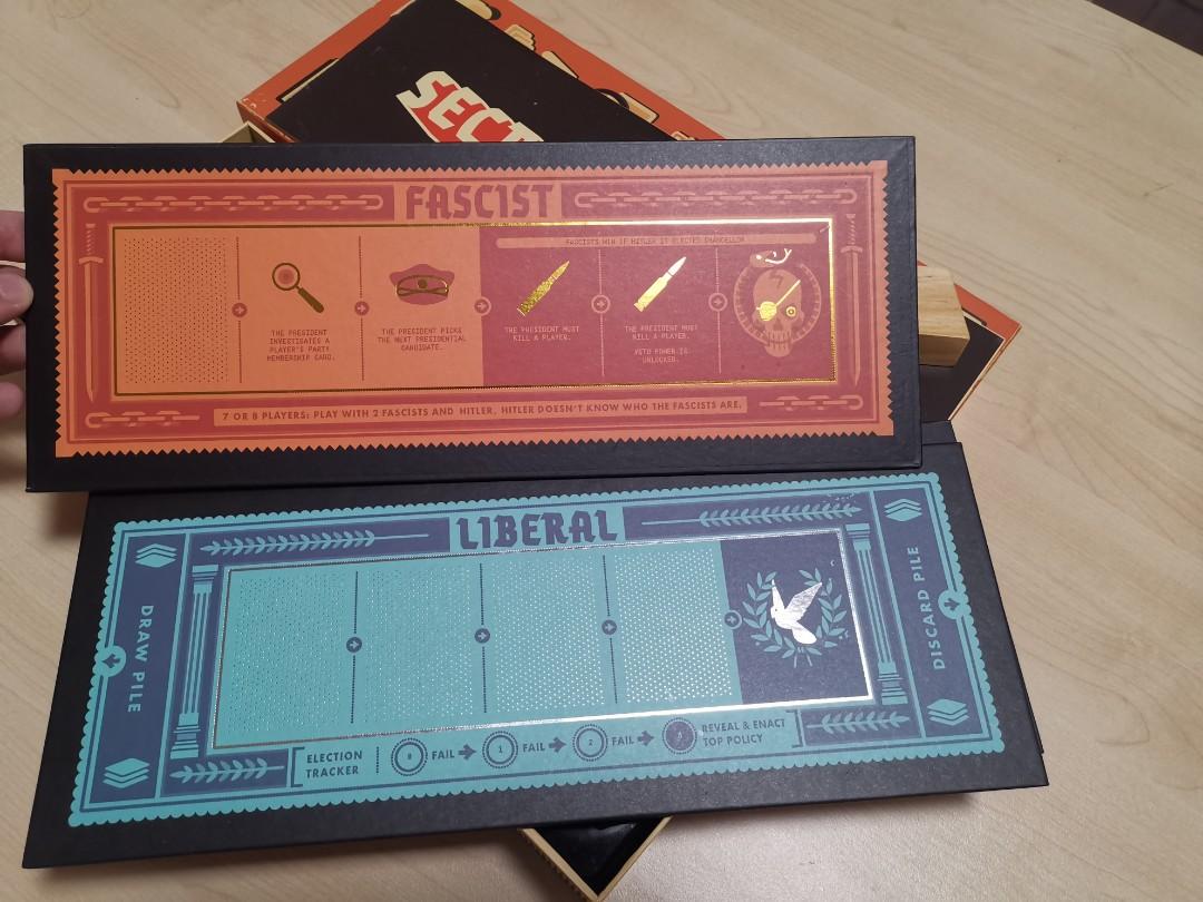 Secret hitler- Board game, Hobbies & Toys, Toys & Games on Carousell