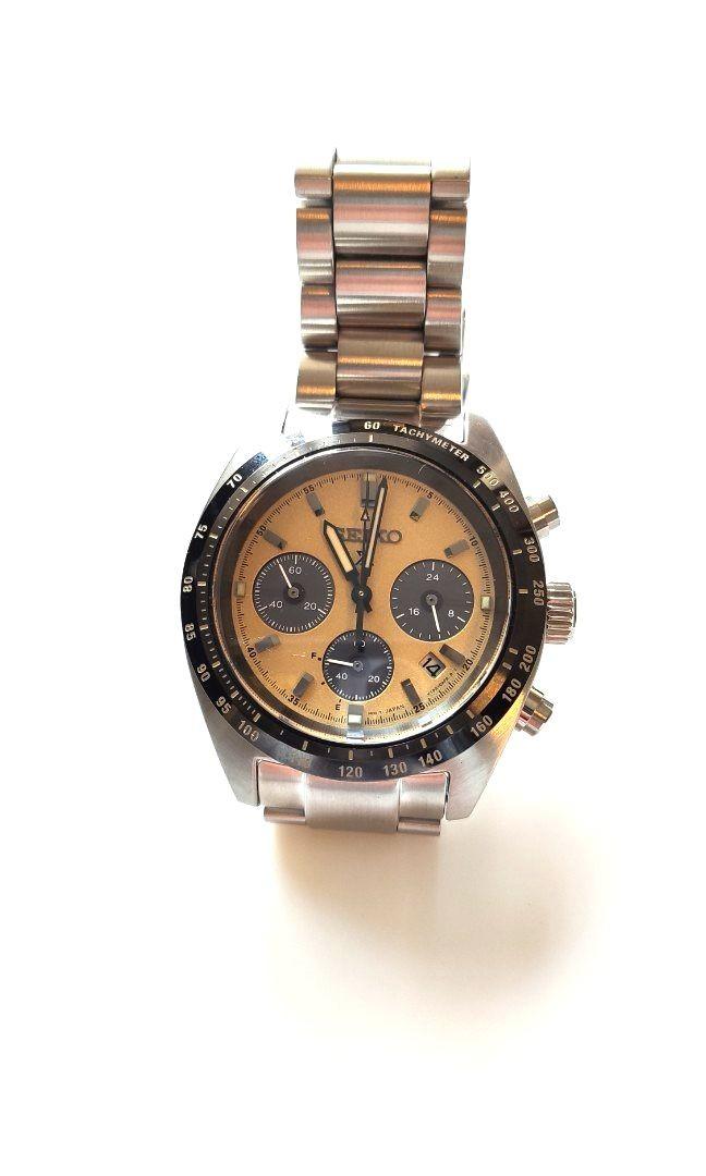 Seiko Speed Timer Panda, 名牌, 手錶 - Carousell