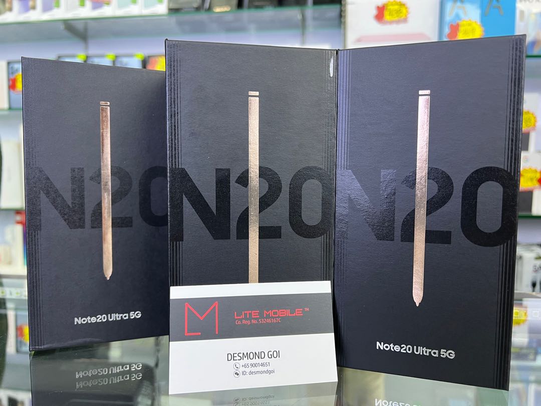 (Snapdragon) Samsung Note 20 Ultra 5G (12/128GB) , Us Spec , Snapdragon ...