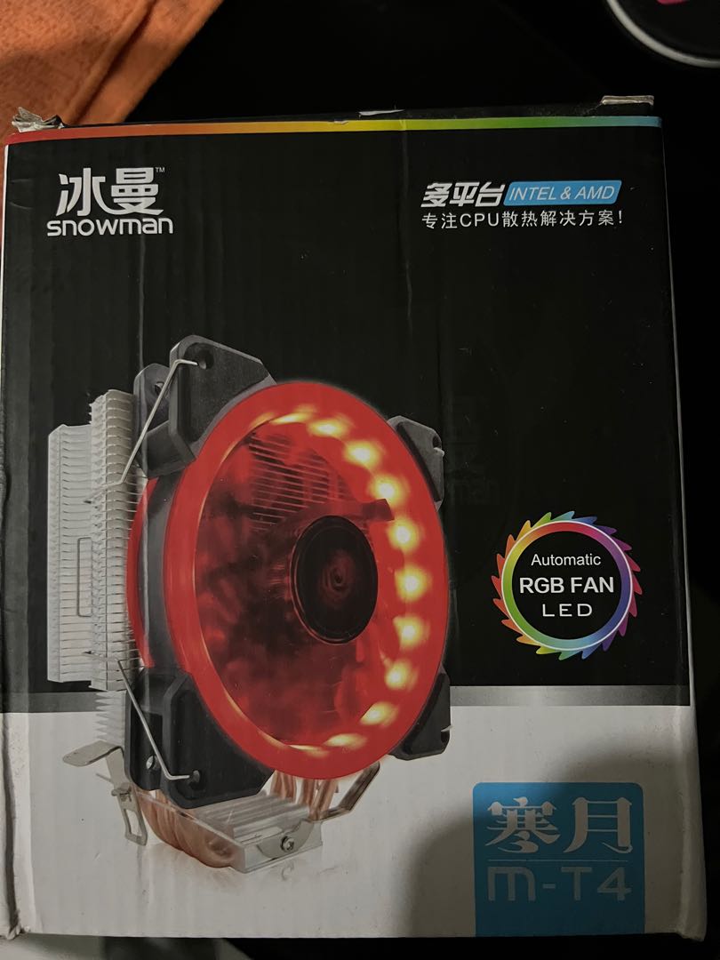 Snowman CPU cooler M-T4 brand new, Computers & Tech, Parts ...