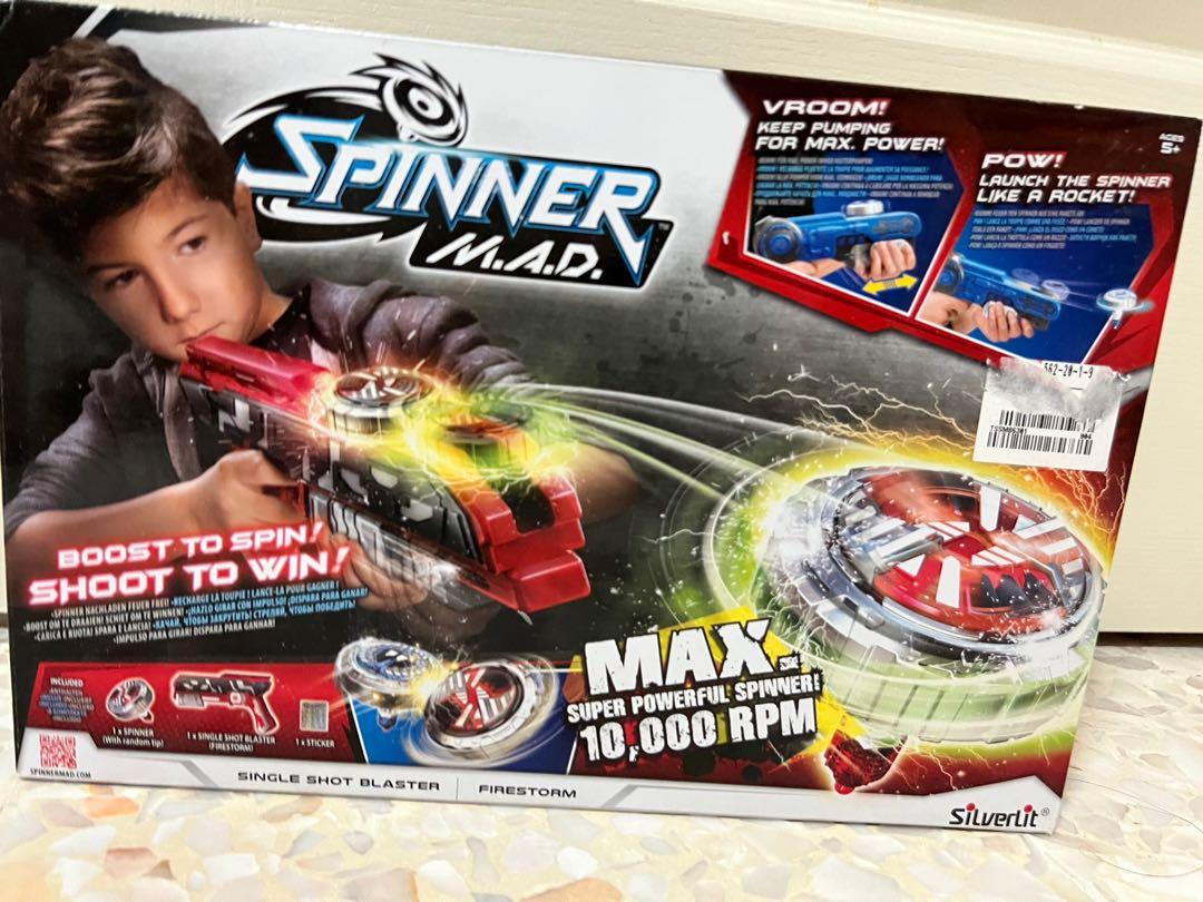 Spinner MAD single shot blaster, Hobbies & Toys, Toys & Games on Carousell