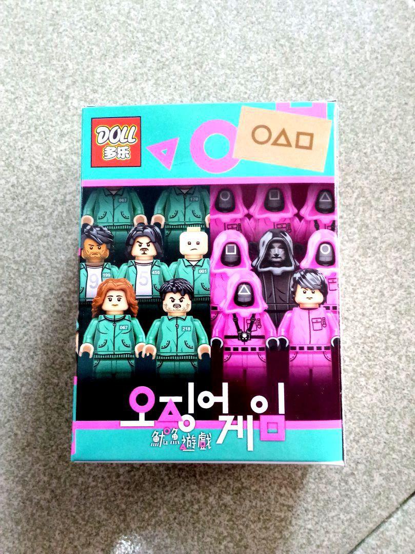 Squid Game Lego Building Blocks, Player Number 218 With Weapon ...