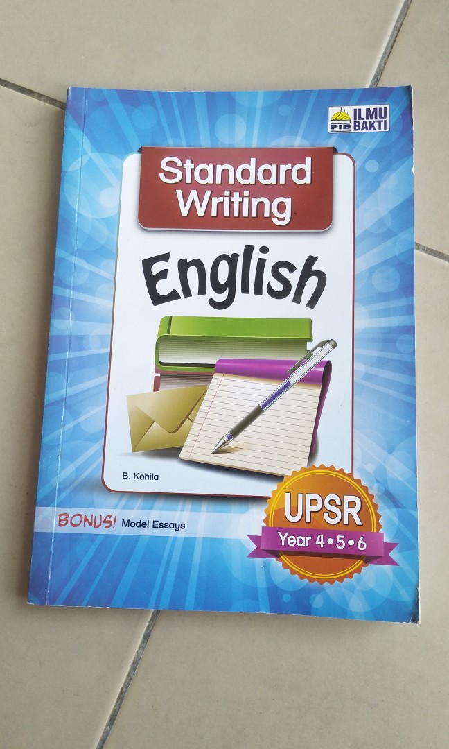Standard writing english UPSR year 4.5.6, Books & Stationery, Books on ...