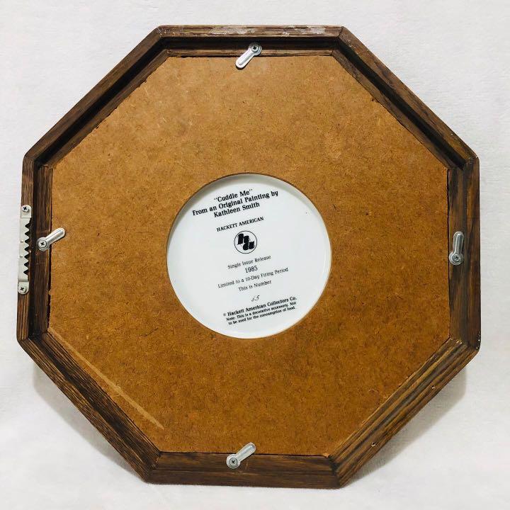 Stylish Octagonal Wooden Wall Frame for Display Plates and Rounded Dish ...