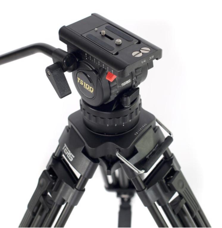 Teris TS100 Carbon Fibre Fluid Head Tripod (100mm bowl), Photography ...