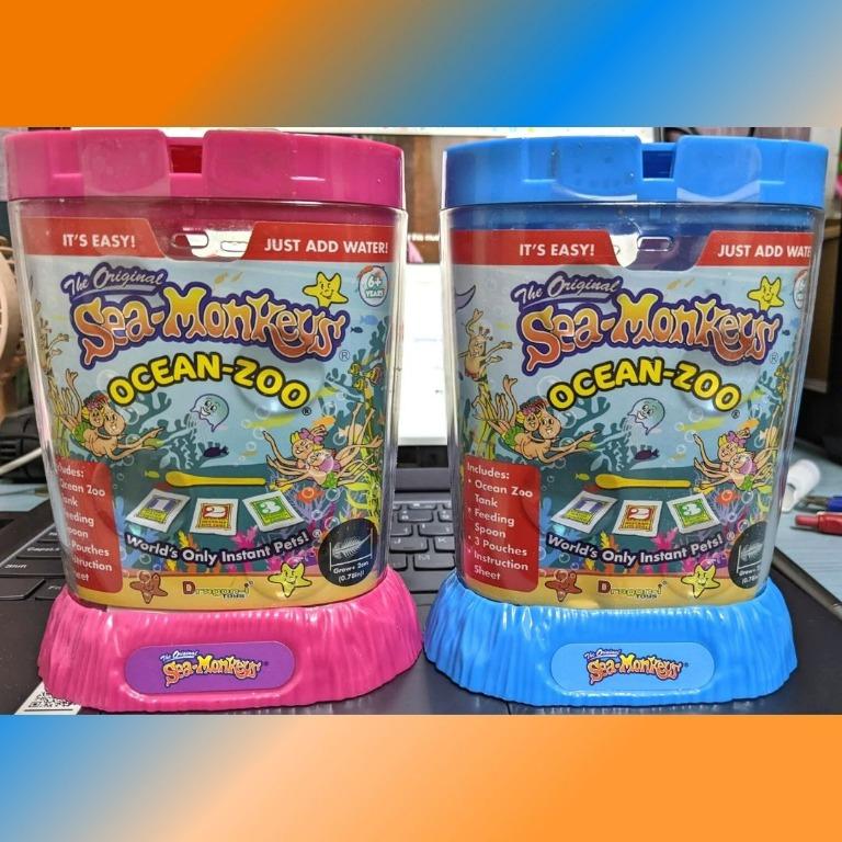 The Original Sea Monkeys Ocean Zoo with Aquarium Eggs Educational Toy ...