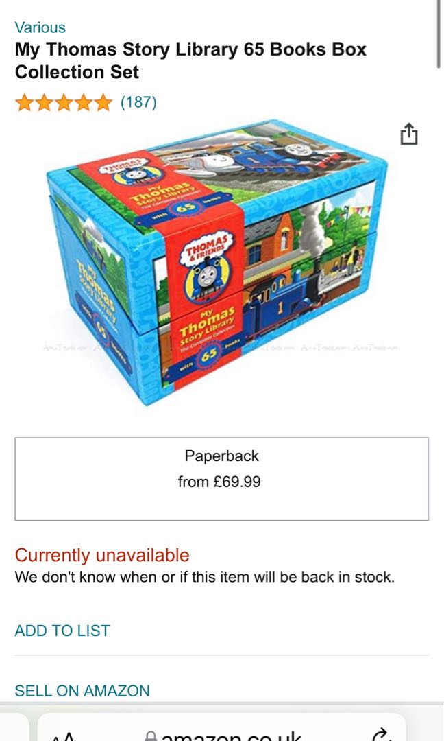 Thomas the train 65 books condition 8/10, Babies & Kids, Infant ...