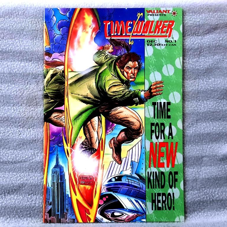 Timewalker #1-#4 (Set) Valiant Comics (FIRST Issue In) Bob Hall, Don ...