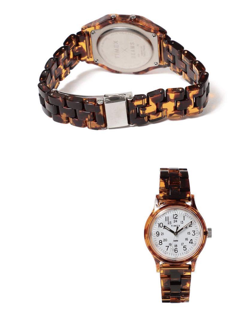 TIMEX × BEAMS 「Tortoise Shell」手錶 購自日本, 女裝, 手錶及配件, 手錶 - Carousell