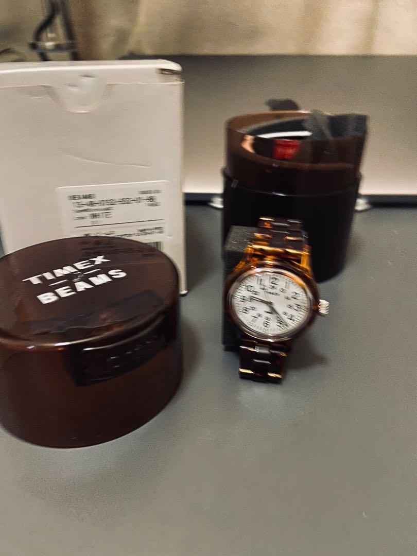 TIMEX × BEAMS 「Tortoise Shell」手錶 購自日本, 女裝, 手錶及配件, 手錶 - Carousell