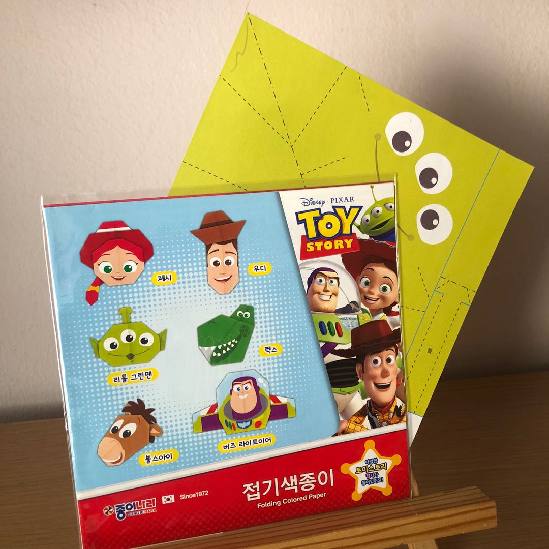 Toy Story Disney Original origami paper from Seoul, Korea, Hobbies ...