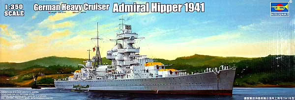 Trumpeter 1/350 German Heavy Cruiser Admiral Hipper, Hobbies & Toys ...
