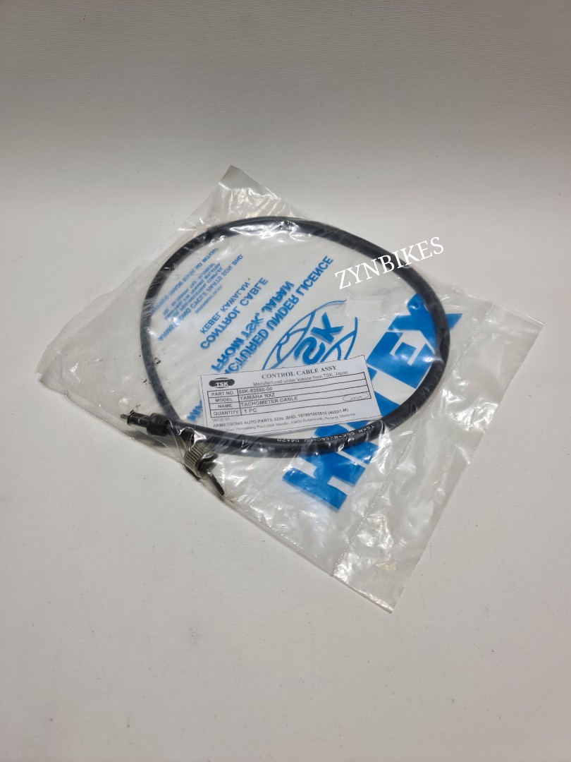 TSK TACHOMETER ENGINE RPM CABLE YAMAHA RXZ 5PV CATALYZER, Motorcycles ...