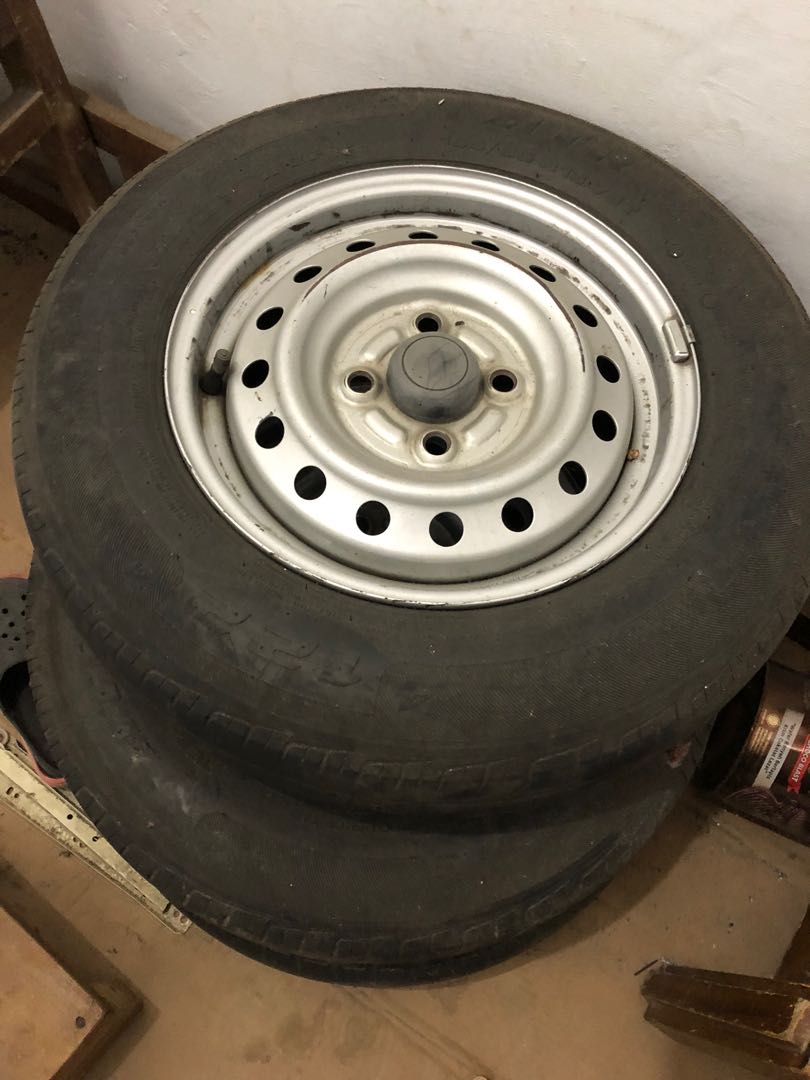 Velg/pelek ukuran R13 copotan sigra 2010, Aksesoris Mobil di Carousell