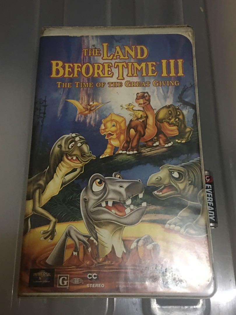 VHS Land Before Time III, Hobbies & Toys, Memorabilia & Collectibles ...