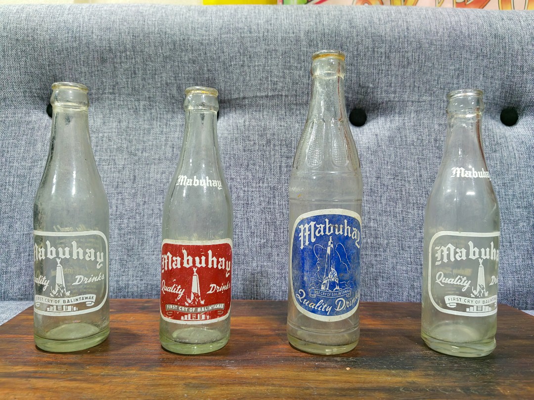 Vintage 1950s Orig Mabuhay Bataan Bottles, Hobbies & Toys, Memorabilia ...