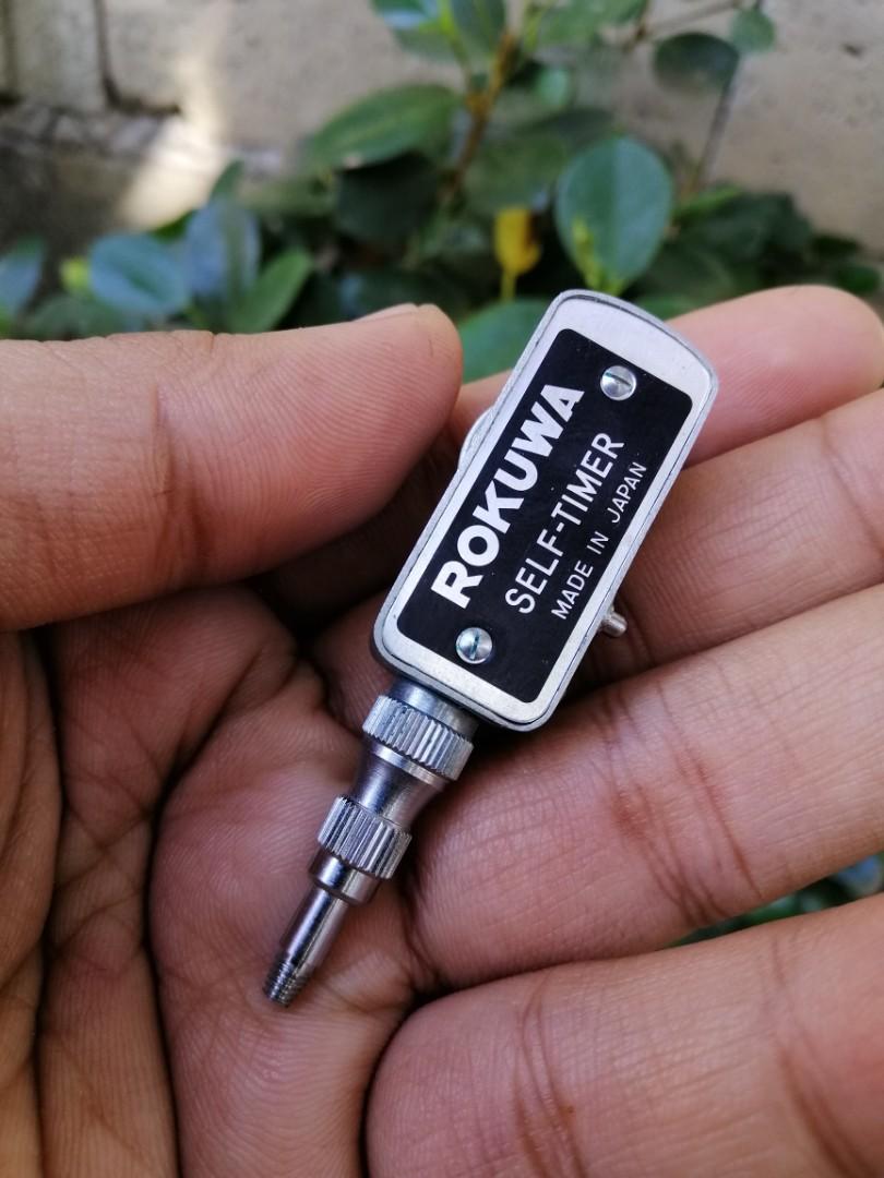 Vintage Rokuma Mechanical Camera Self Timer with Minori Leather Case! Made in Japan, Hobbies ...