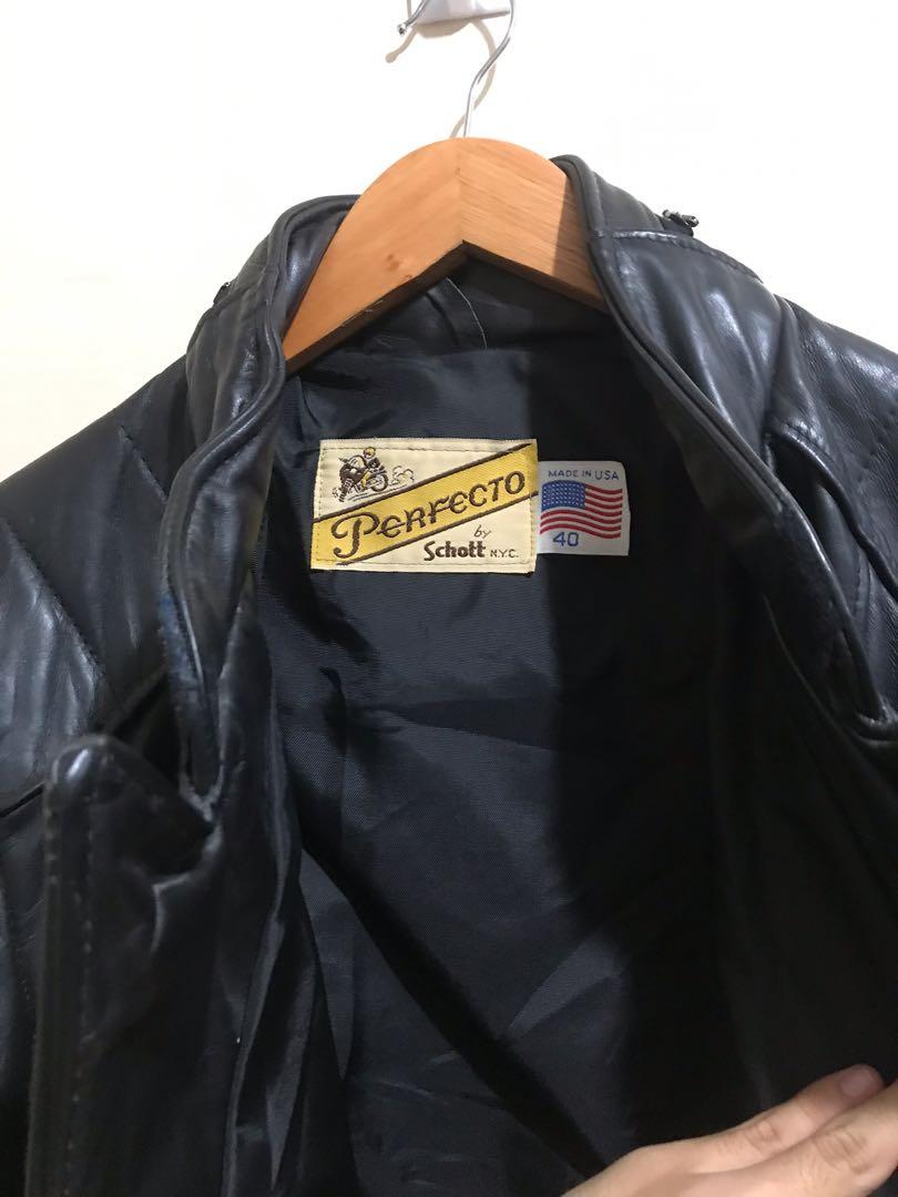 Vintage Schott Perfecto 555, Men's Fashion, Coats, Jackets and ...