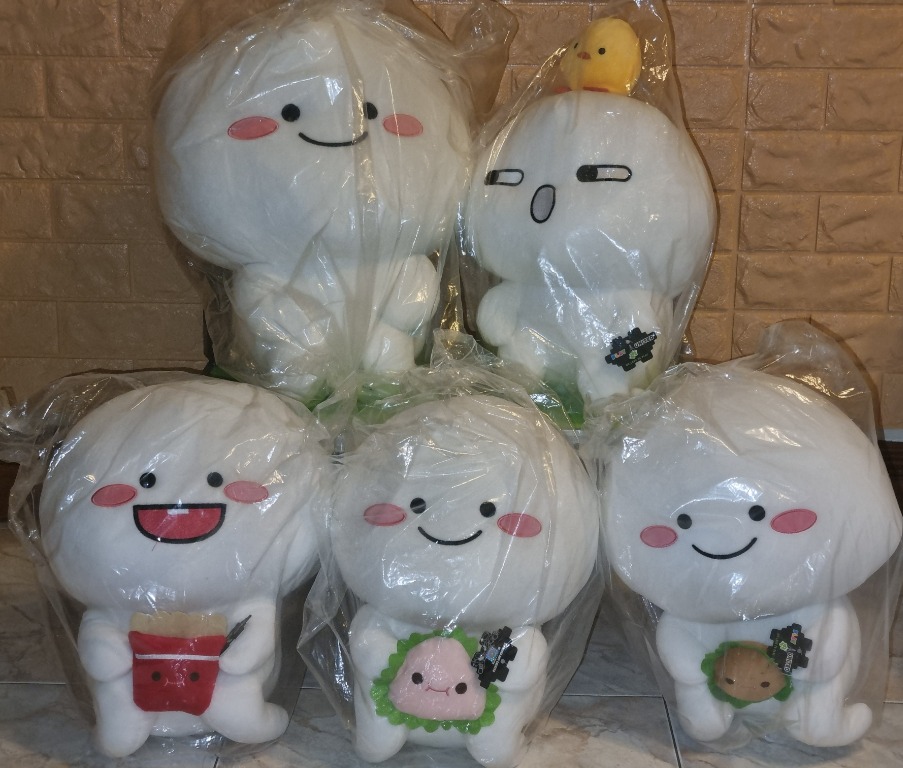 White Fat Fat Quby cute bae soft plush toy, Hobbies & Toys, Toys ...