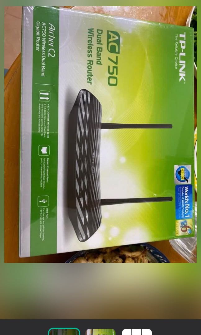 Wireless Router 普聯 TP-Link Archer C2 無線雙頻Gigabit路由器 AC750 tp link, 電腦 ...