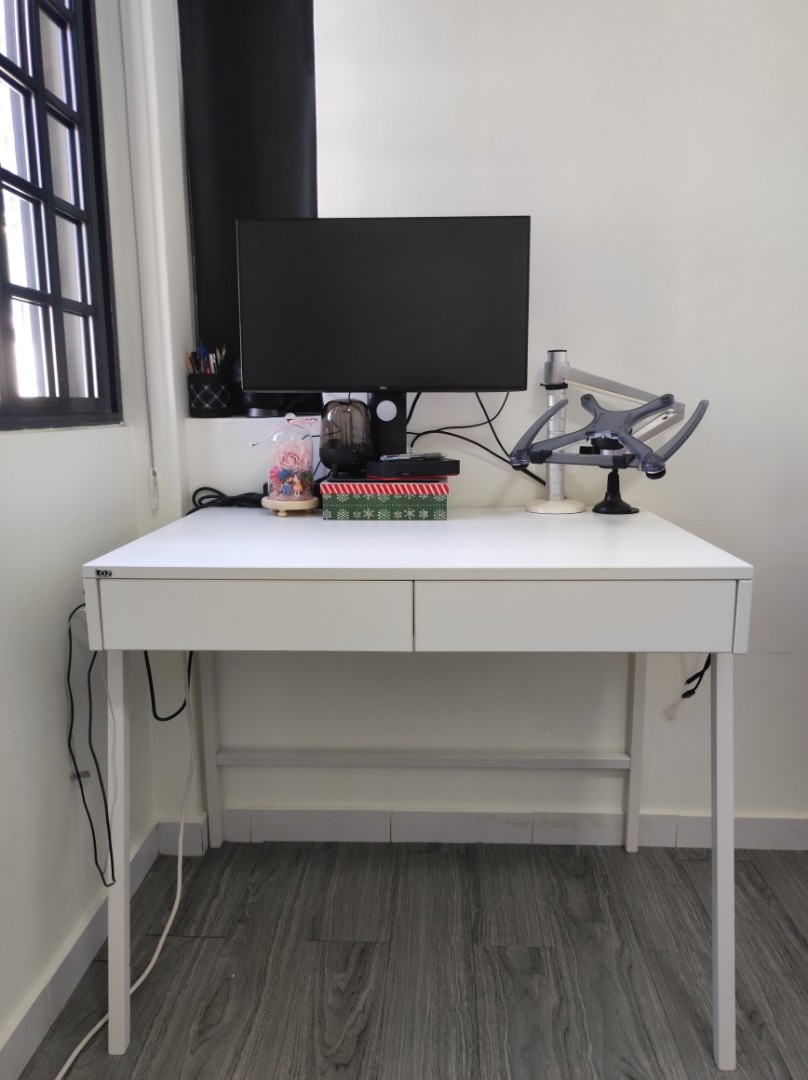 Work/Study Table (2 drawers), Furniture & Home Living, Furniture ...