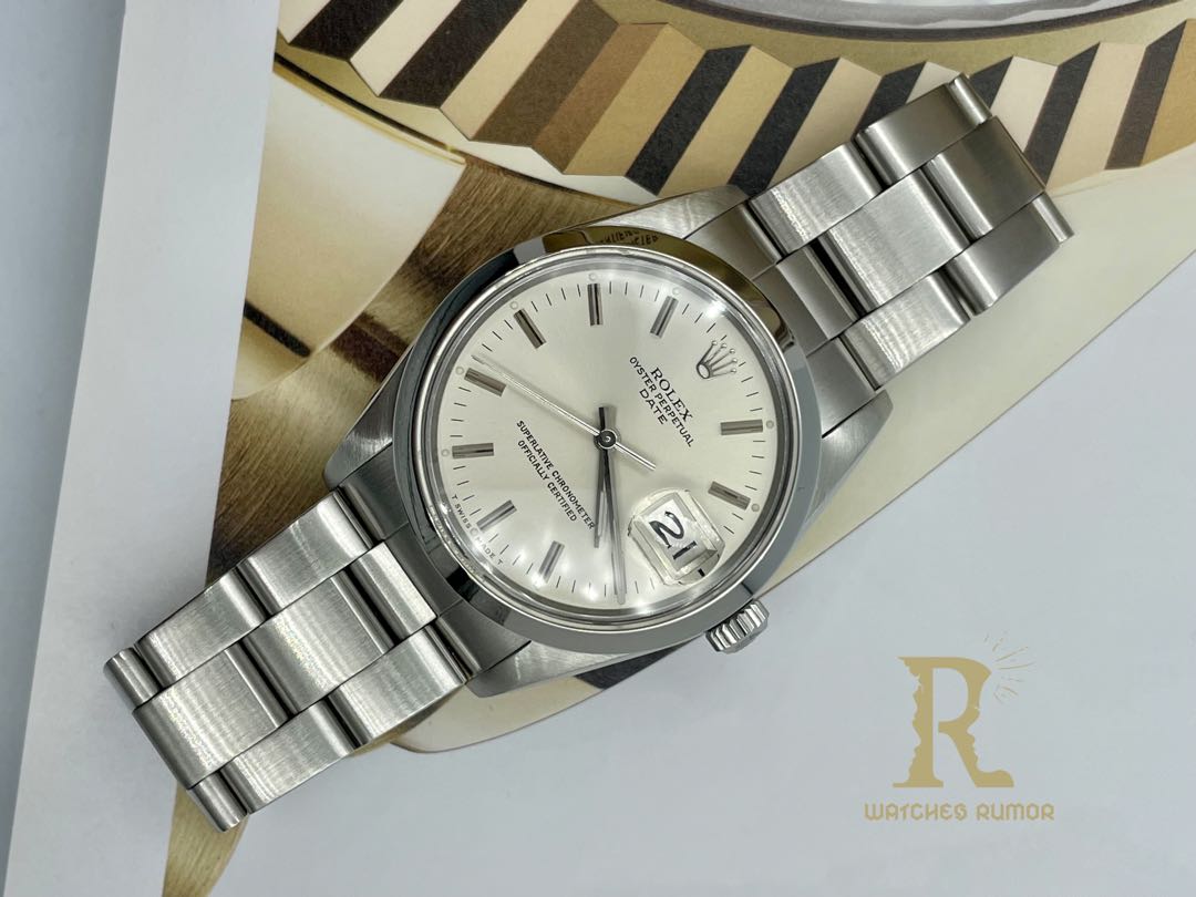 15000 Rolex Oyster Perpetual Date 34mm, Luxury, Watches on Carousell