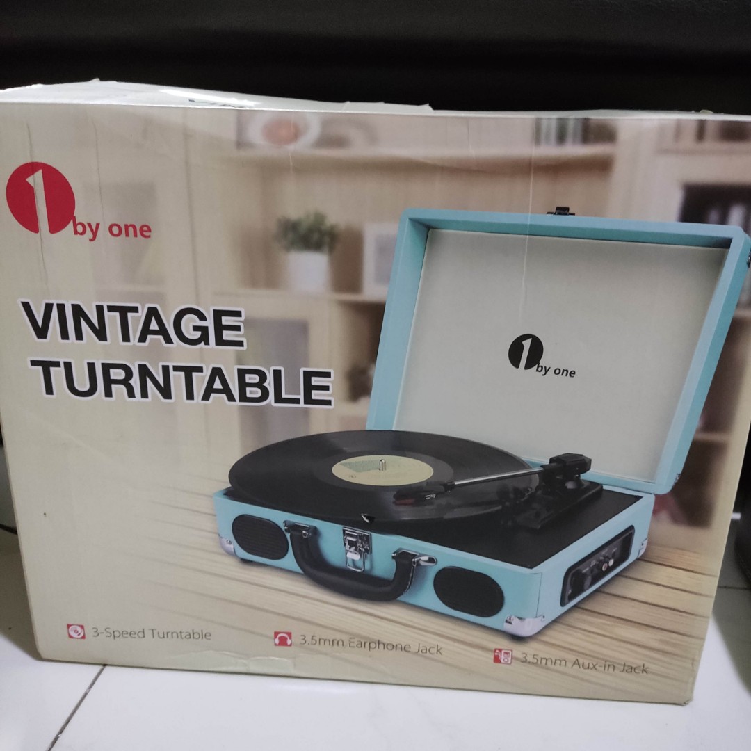 1by one Vintage Turntable, Audio, Portable Music Players on Carousell