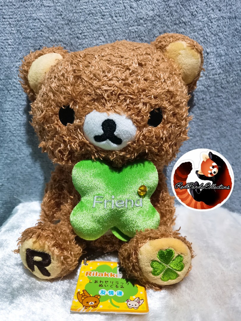 2007 Fuzzy Rilakkuma Clover Plush Standard - Happy Rilakkuma Plush ...