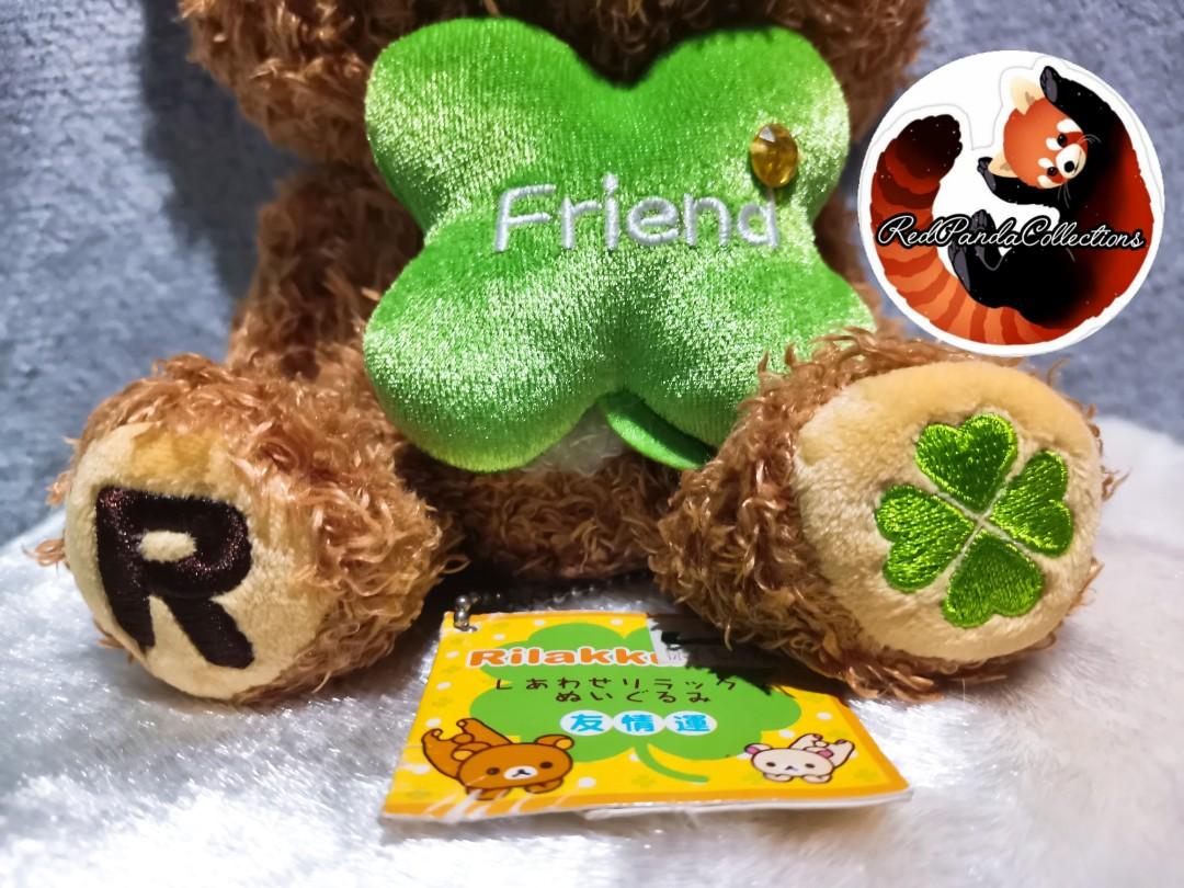 2007 Fuzzy Rilakkuma Clover Plush Standard - Happy Rilakkuma Plush ...