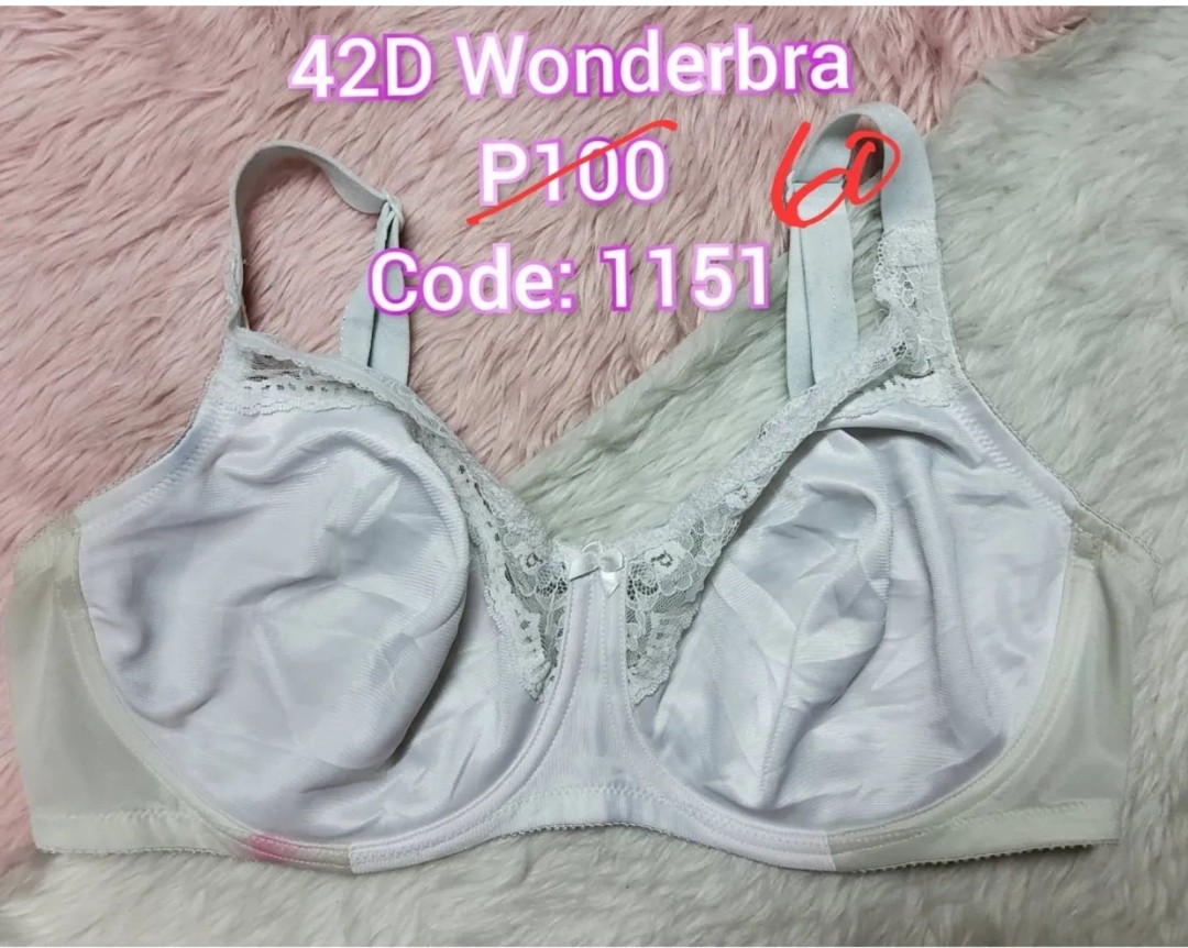 42D Wonderbra plus size bra, Women's Fashion, Undergarments ...