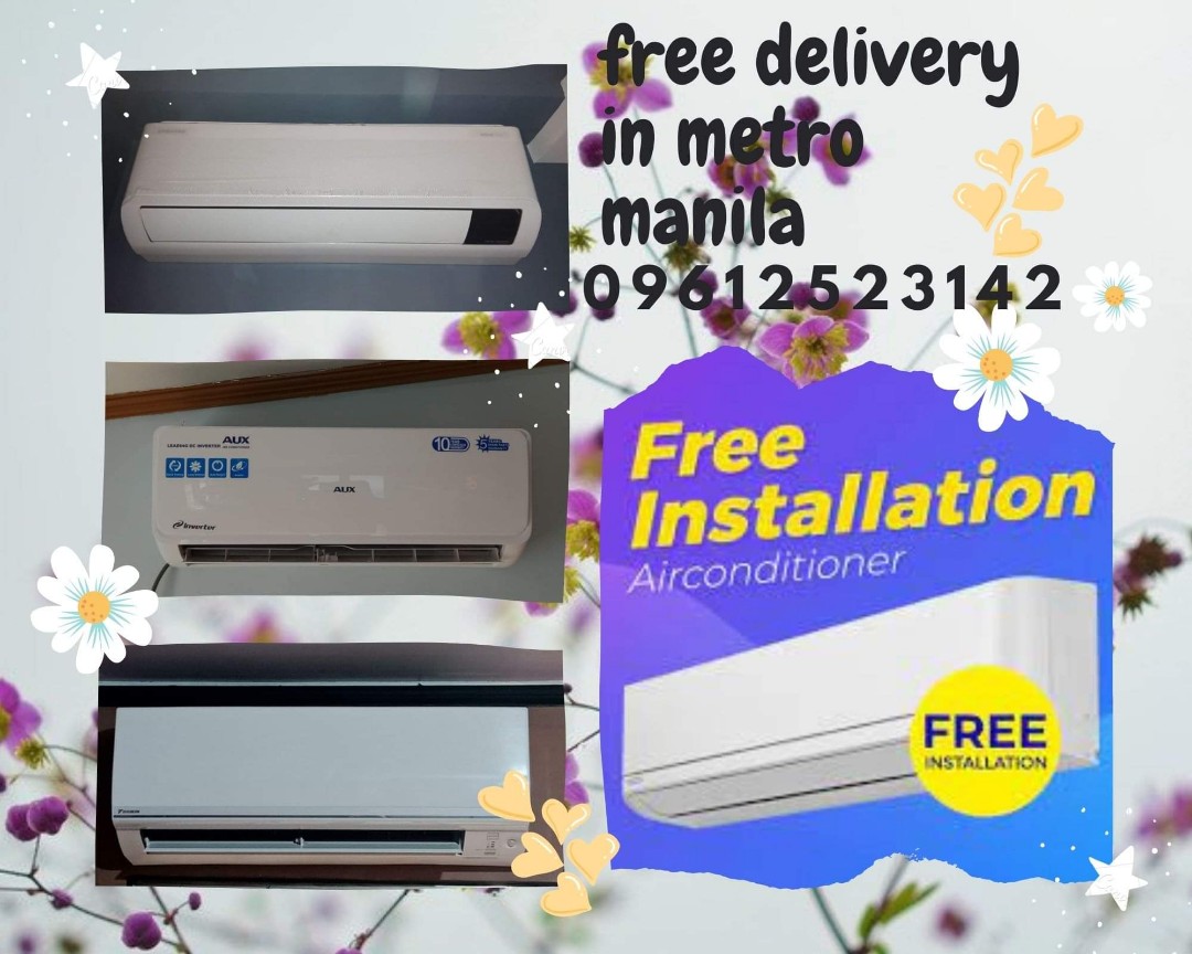 Aircon With Free Installation, TV & Home Appliances, Air Conditioning ...