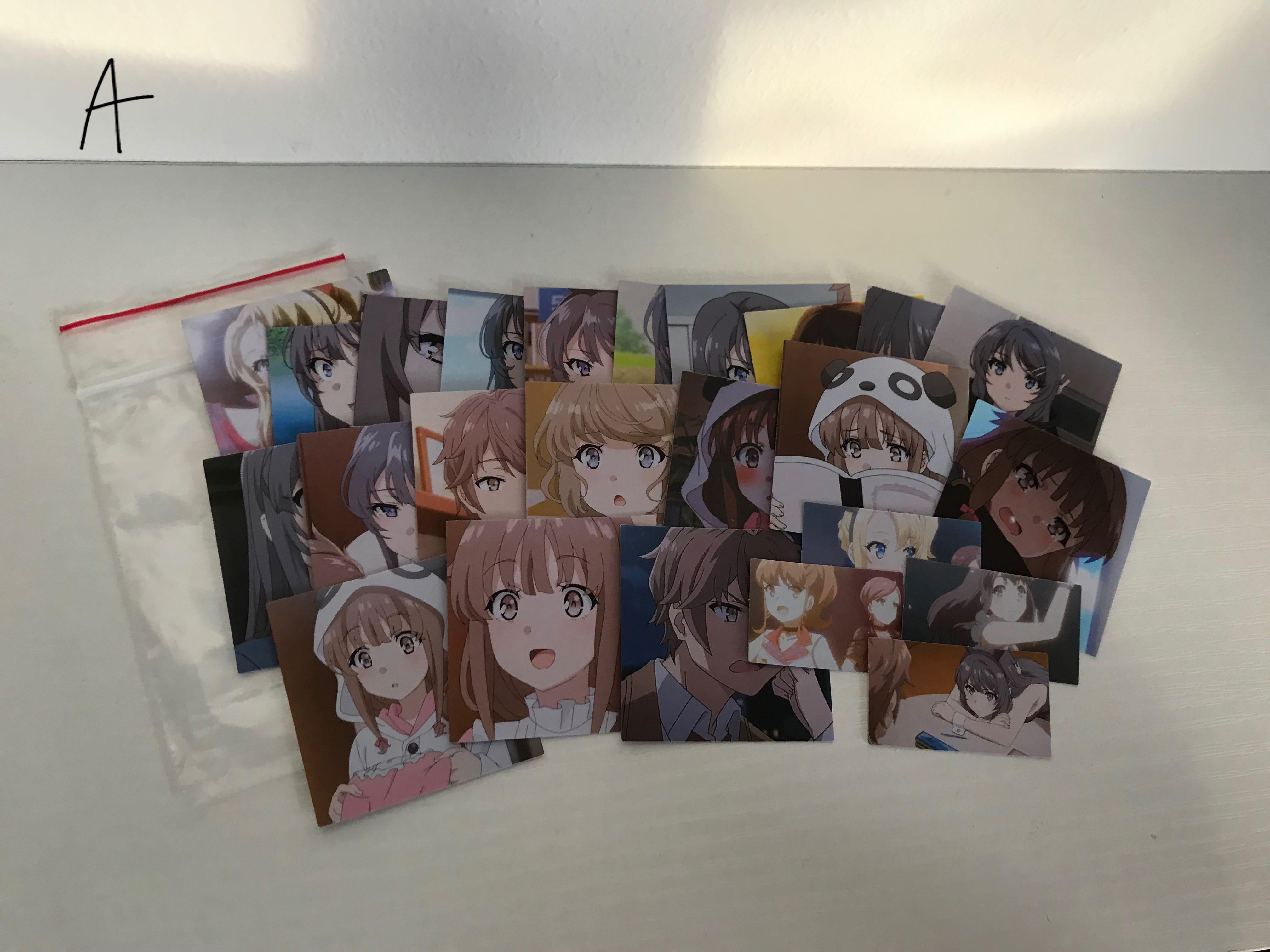 anime square stickers, Hobbies & Toys, Memorabilia & Collectibles, J ...