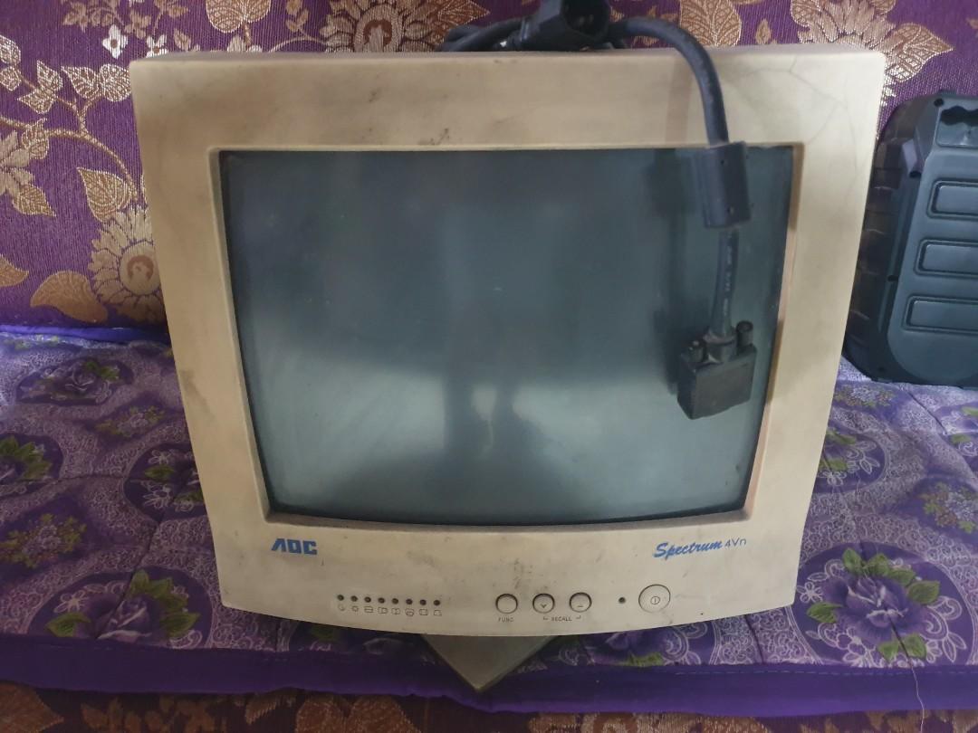 AOC Spectrum 4Vn CRT Monitor 15", Computers & Tech, Parts & Accessories ...