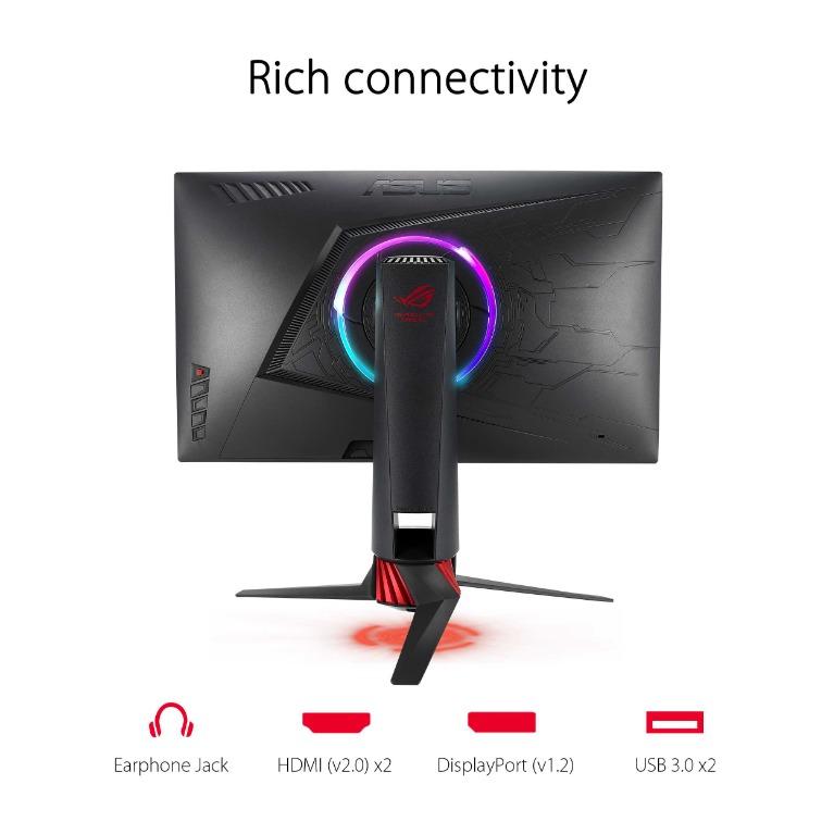 Asus ROG Strix XG248Q Gaming Monitor – 24 inch (23.8 inch viewable) FHD ...