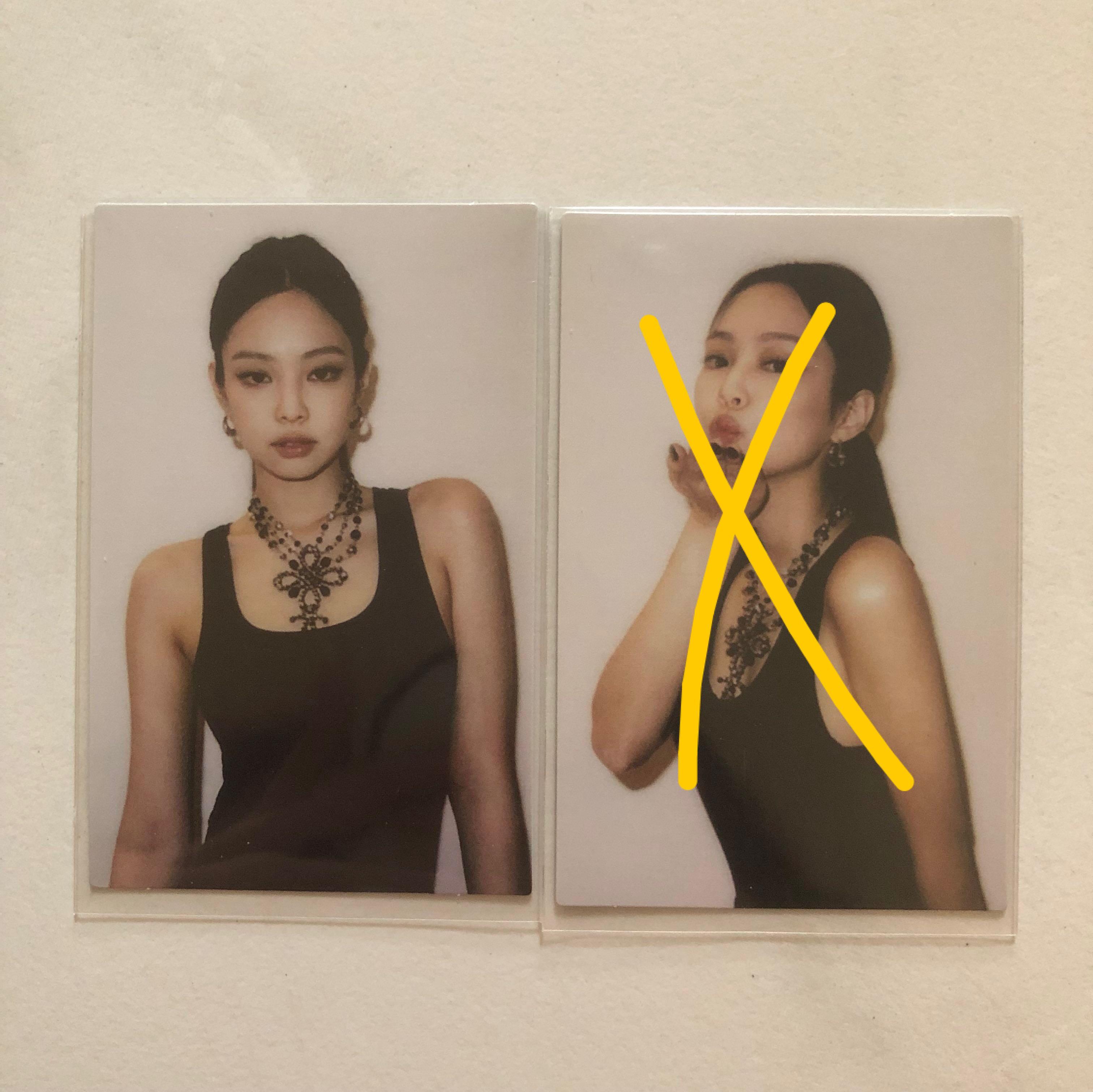 Blackpink Jennie photo cards, Hobbies & Toys, Memorabilia ...